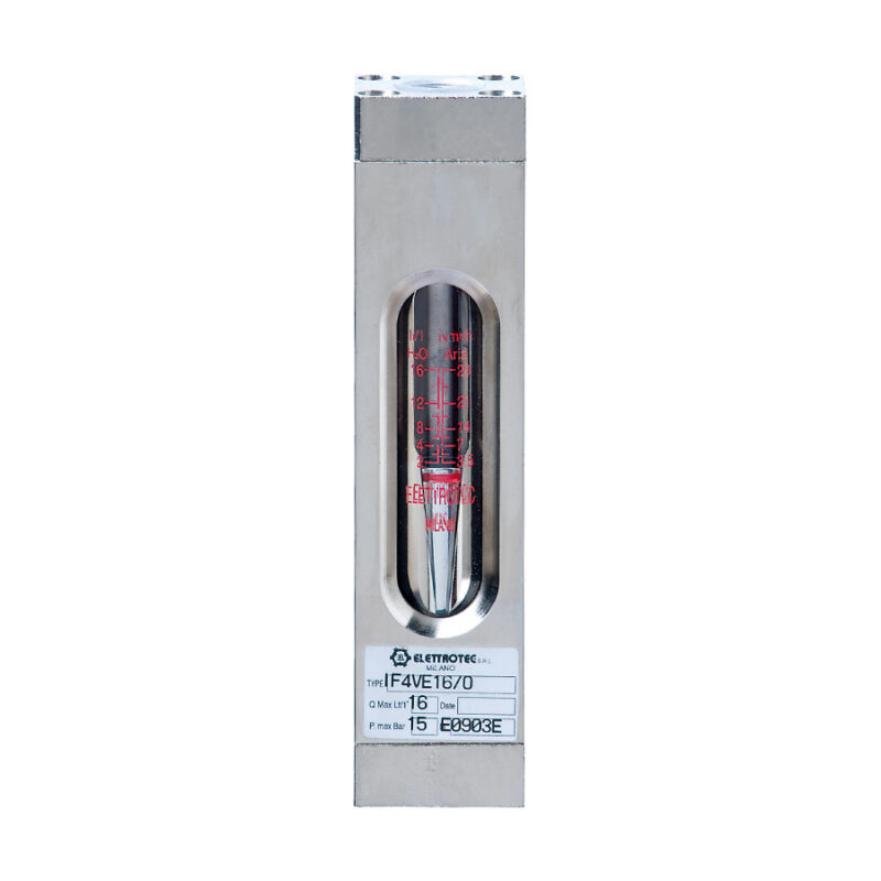 IF...VE - Adjustable visual and electric flow switches - Elettrotec
