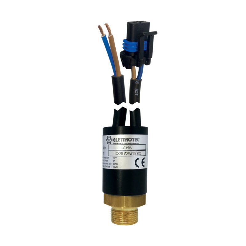 TCR - Temperature switch with integrated power relay - Elettrotec